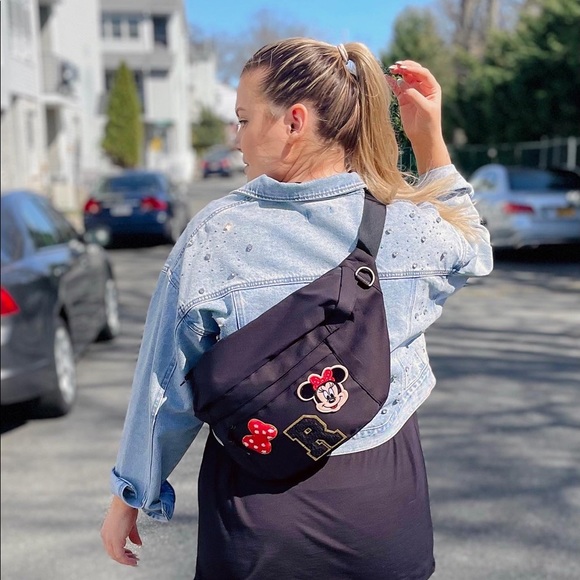 Bags | Custom Minnie Mouse Stoney Clover Oversized Fanny Pack For ...